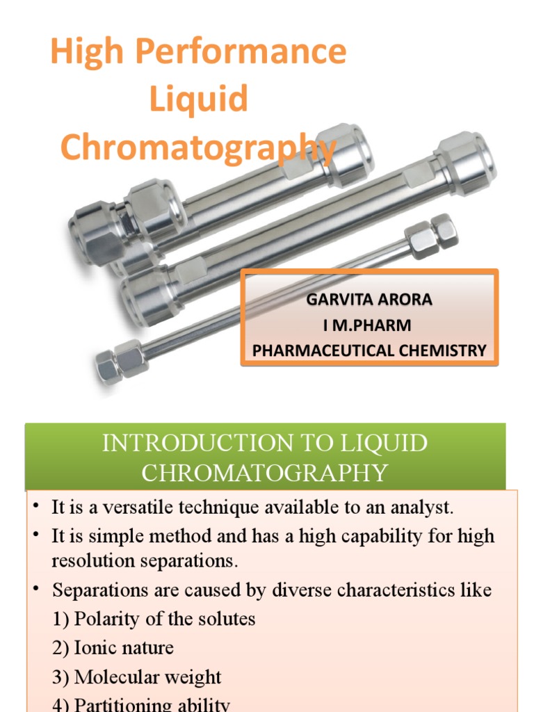 HPLC Analysis Finallllll | PDF | Chromatography | High Performance ...