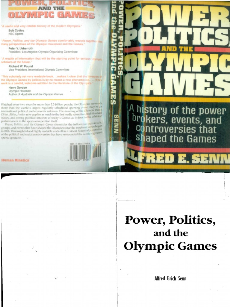 Power, Politics and The Olympic Games - Alfred Erich Senn | PDF ...