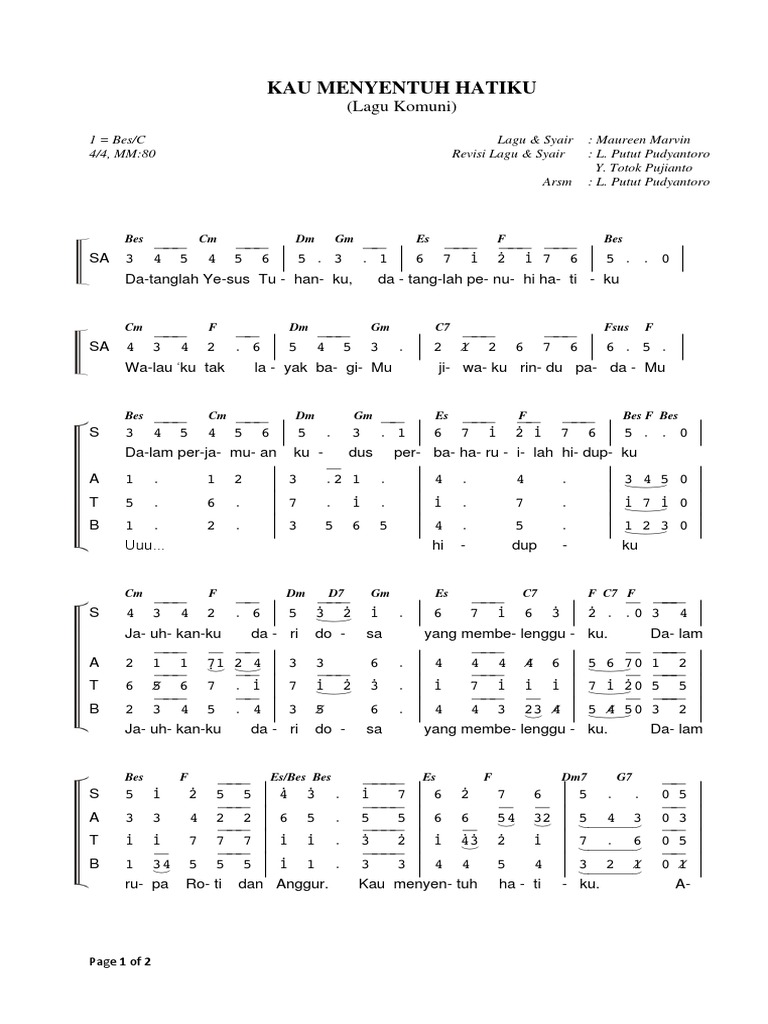 Kau Menyentuh Hatiku | PDF