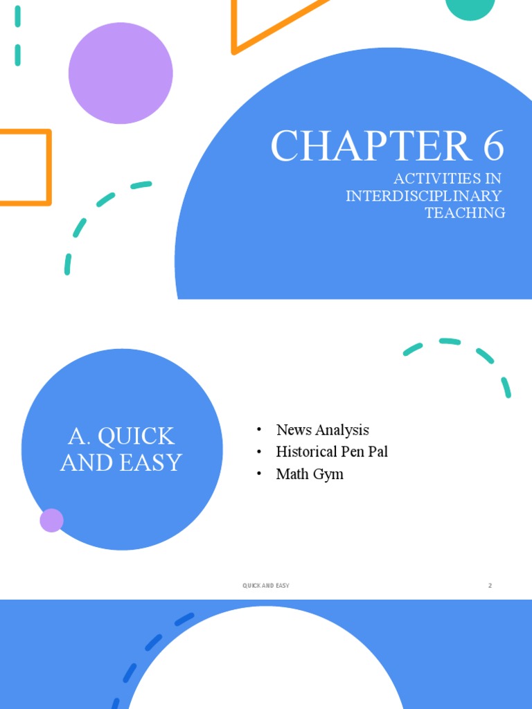 Chapter 6 Activities Interdisciplinary Teaching | PDF | Behavior Modification | Linguistics