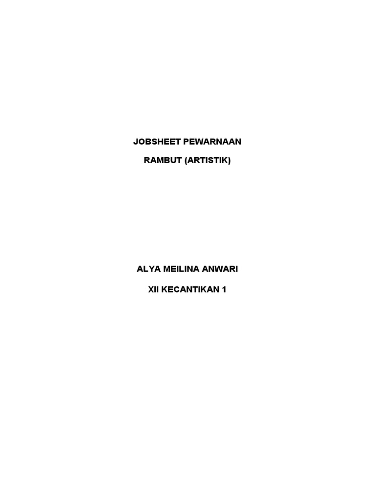Jobset Pewarnaan | PDF