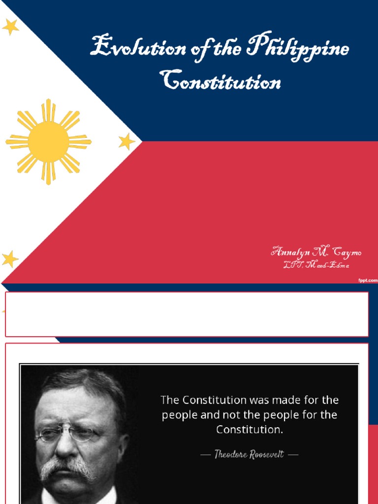 The Evolution of The Philippine Constitution | PDF | World Politics ...