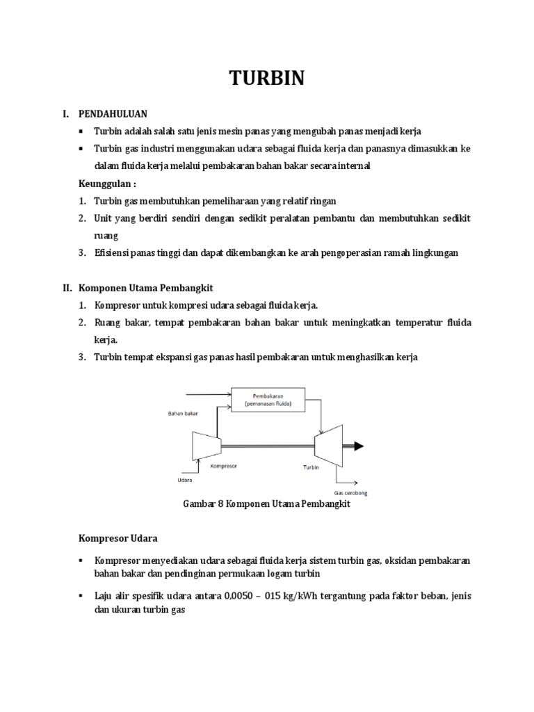 Turbin | PDF | Sains & Matematika | Teknologi & Rekayasa