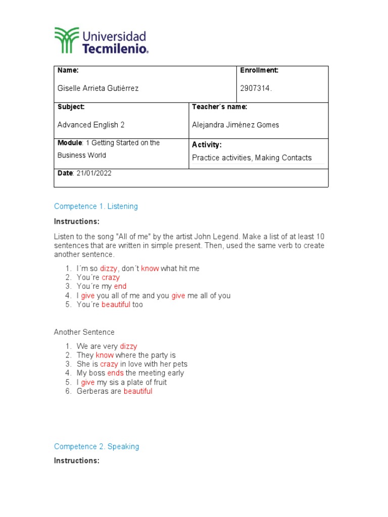 hwk1 Advanced English II | PDF | English Language | Multilingualism