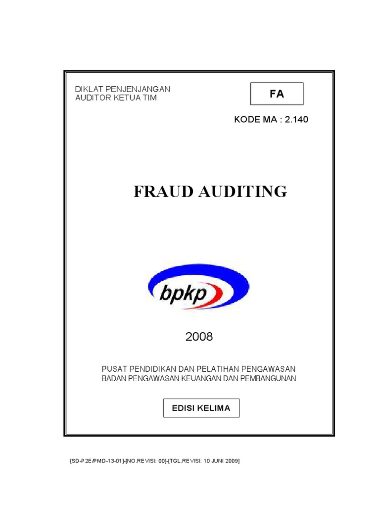 Buku Fraud Auditing | PDF