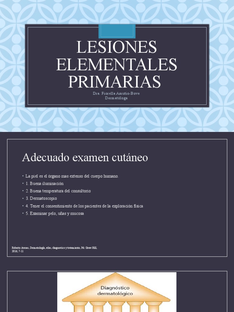 Lec. Elem Prim | PDF | Dermatología | Medicina