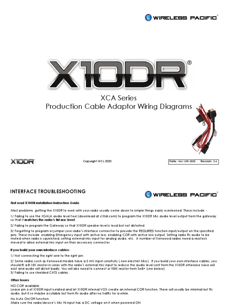 2020 X10DR XCA Master Charts R3.6 | PDF | Microphone | Electrical Connector