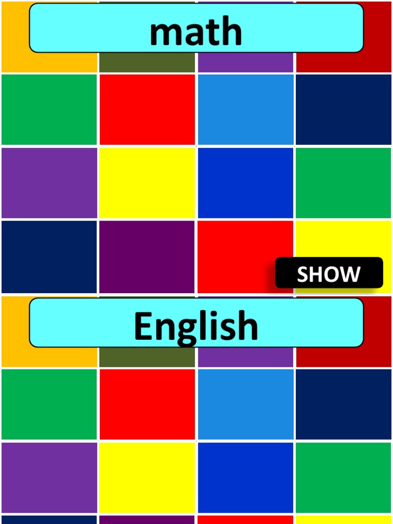 School Subjects Hidden Picture | PDF | Art