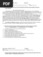 Pre-Assessment Moderation Tool Guide | PDF | Cognition