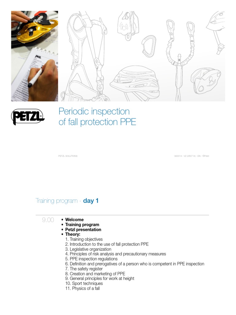 Periodic Inspection of Fall Protection PPE: VAX014 - V2 (250714) - EN ...