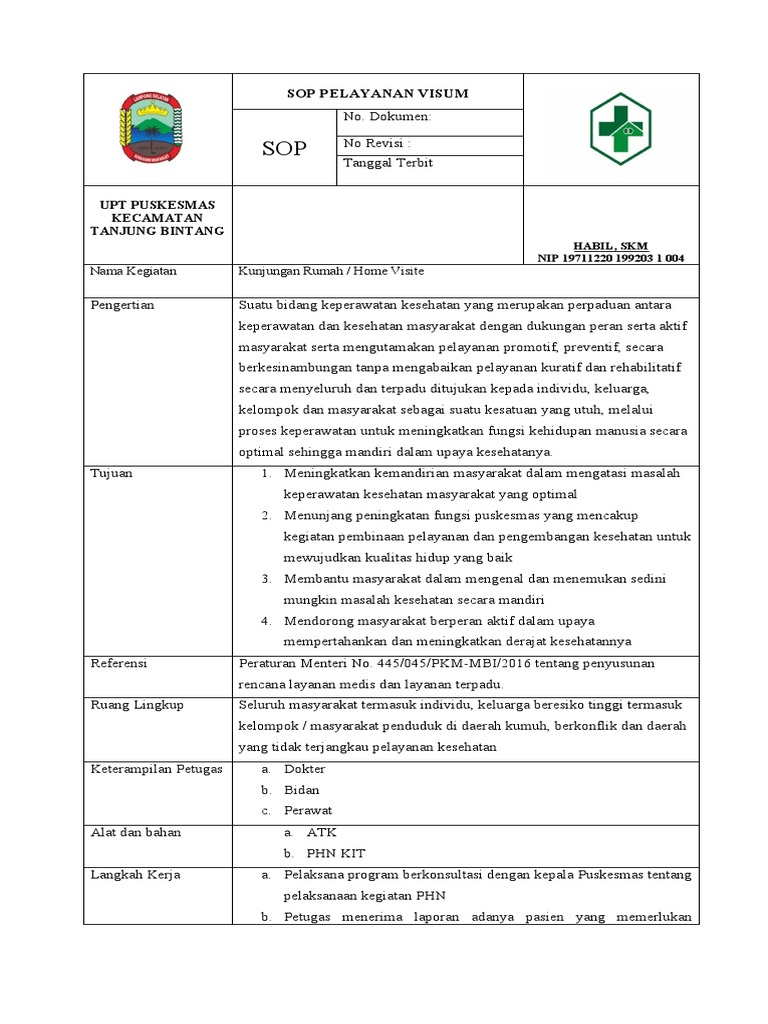 Sop PHN | PDF