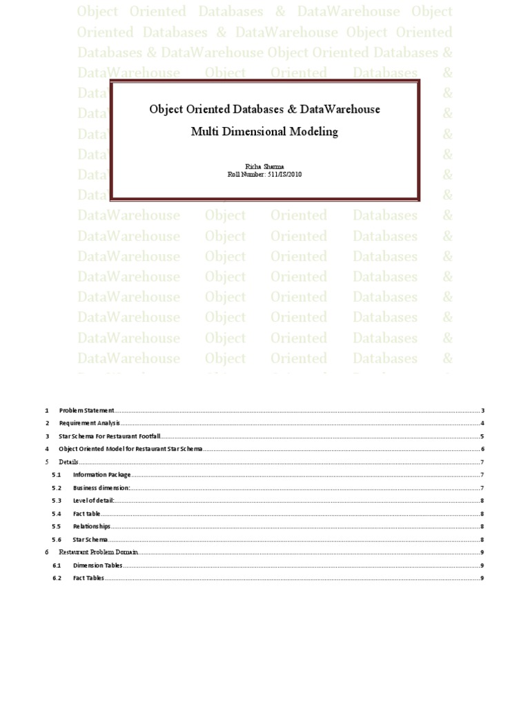 Data Warehouse File | PDF | Business | Data Warehouse