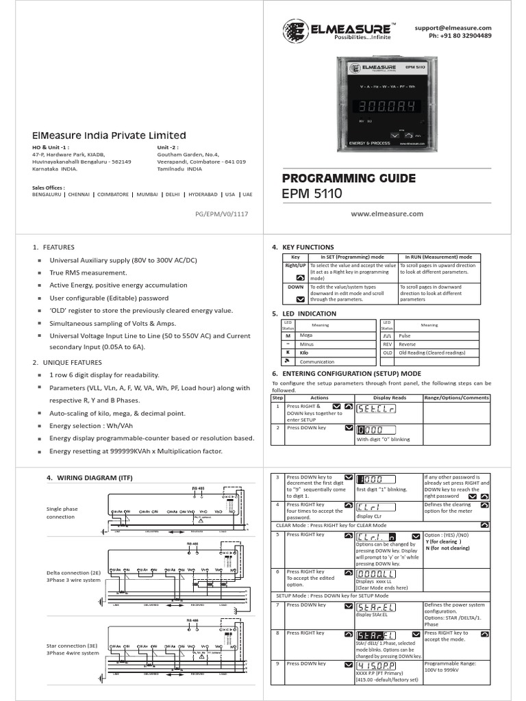 Elmeasure Energy Process Monitor Energyprocess Programming Guide | PDF | Electrical Engineering ...