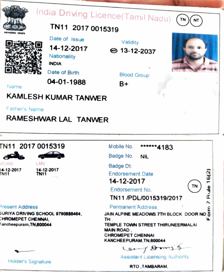 Driving Licence | PDF