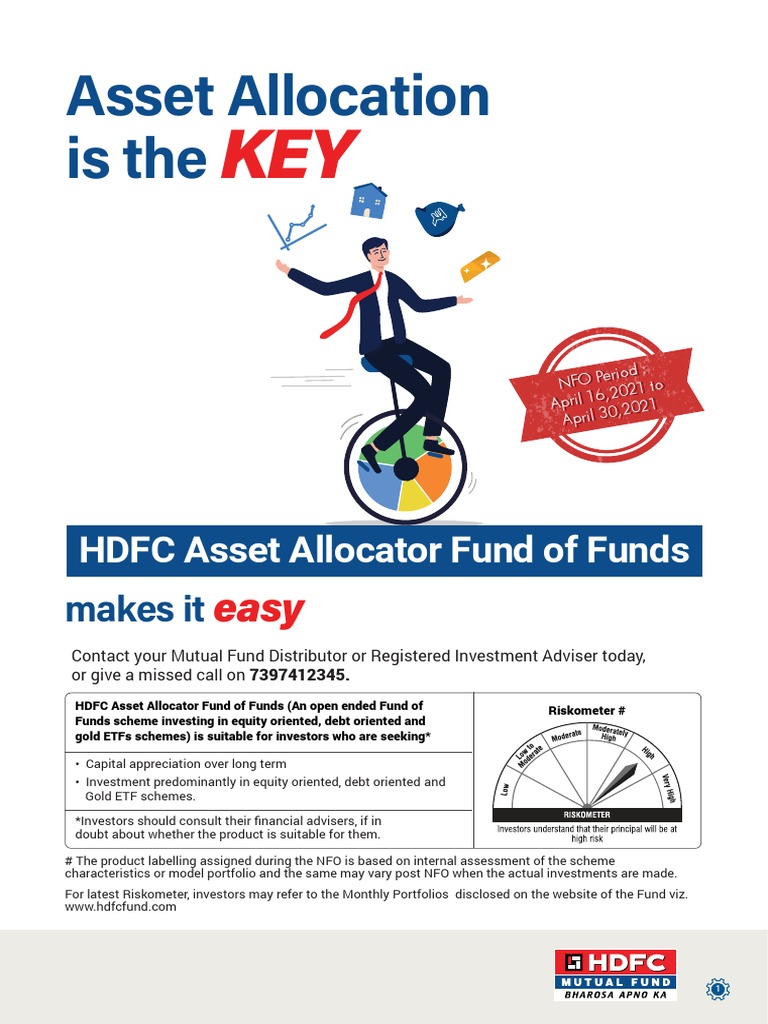 HDFC Asset Allocator Fund of Funds - NFO Leaflet | PDF | Investment ...