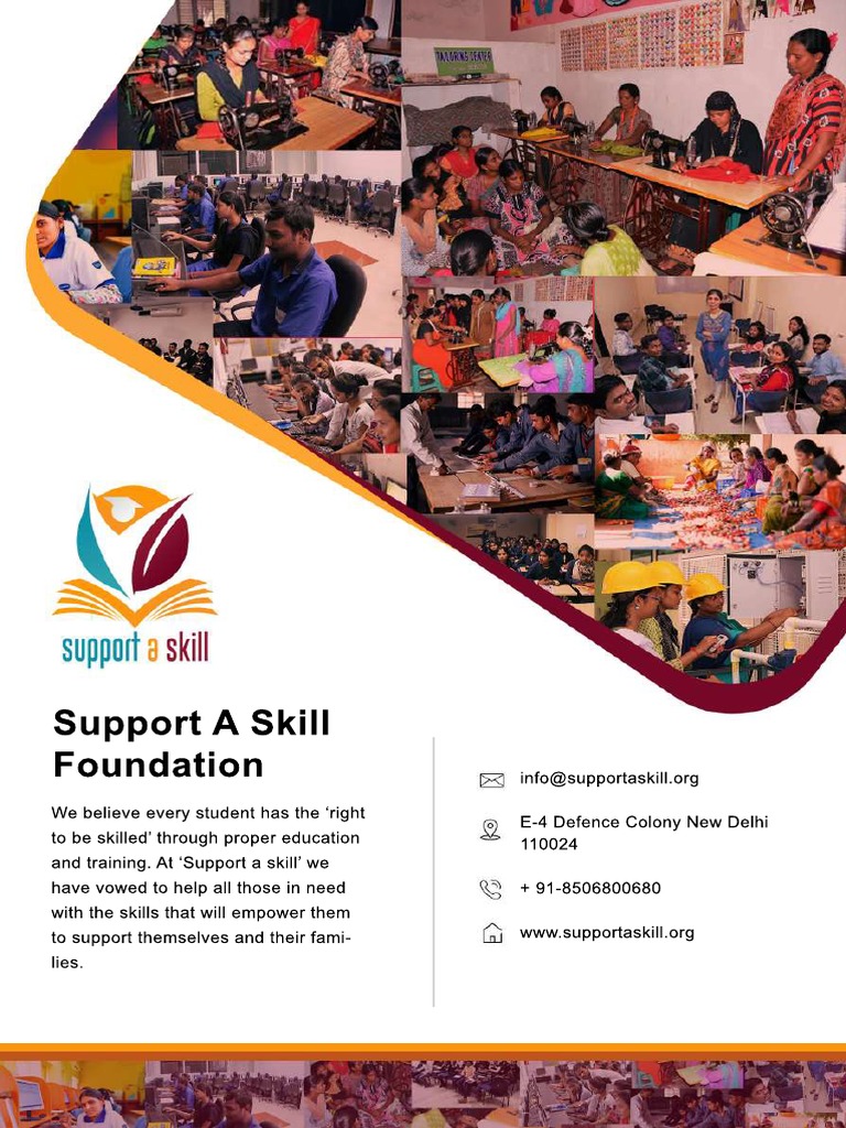 Brochure: Support A Skill Care Foundation | PDF