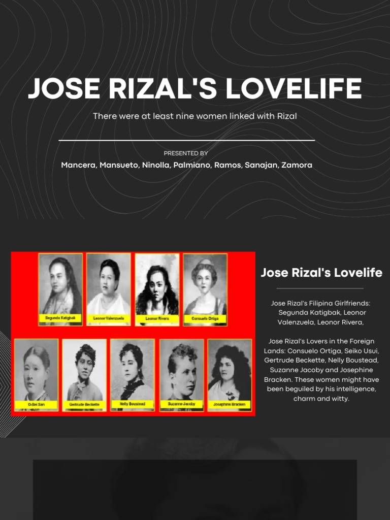 Rizal's Lovelife | PDF | Philippines