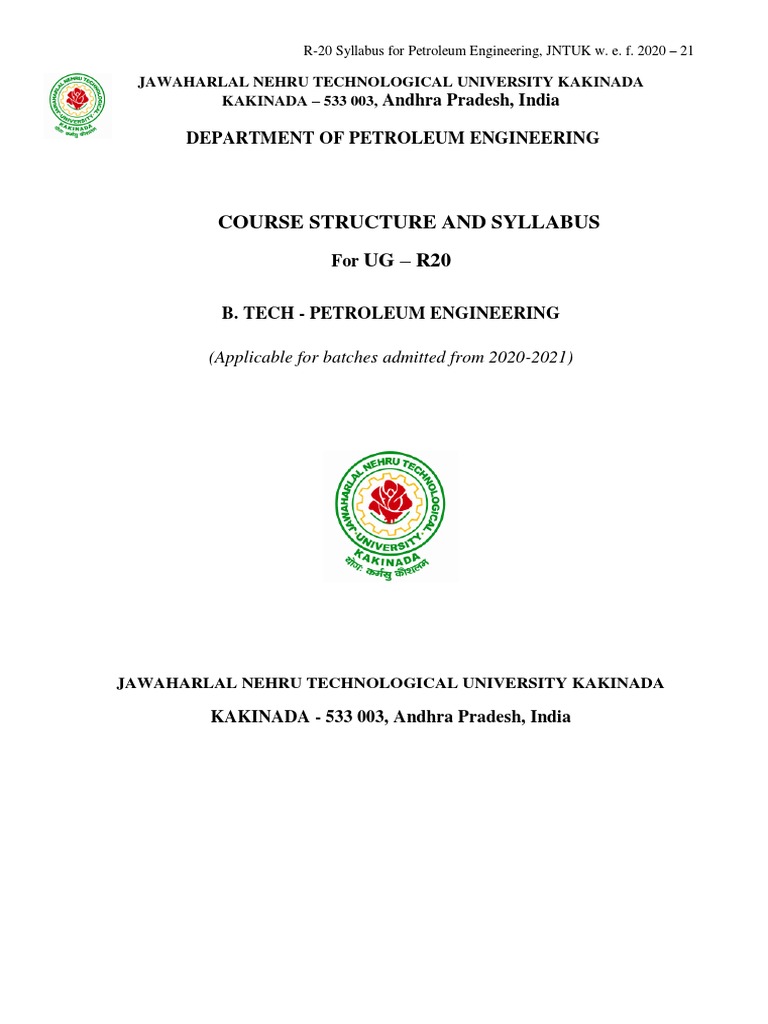 Petroleum - CS & Syllabus - UG - R20 | Download Free PDF | C (Programming Language) | Pointer ...