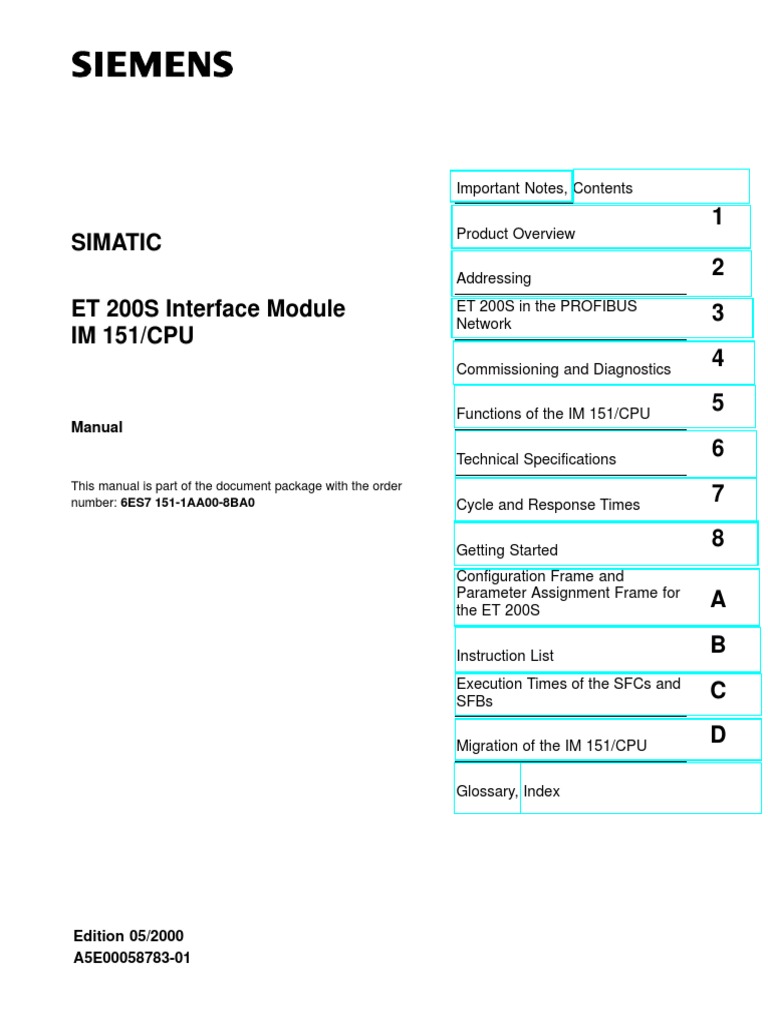 Simatic Et 200s | PDF | Central Processing Unit | Input/Output