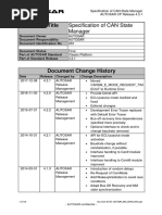 AUTOSAR SWS CANNetworkManagement | PDF | Specification (Technical Standard) | Computer Network