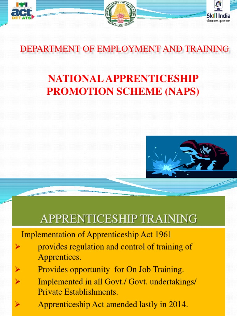 National Apprenticeship Promotion Scheme (Naps) : Department of ...
