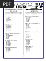 IUP ITB Mathematics Practice Set | PDF | Algebra | Mathematics
