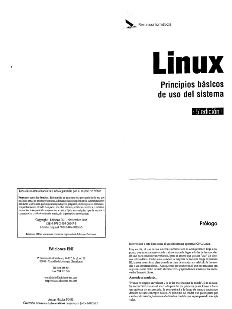 30.Linux Principios Básicos | PDF