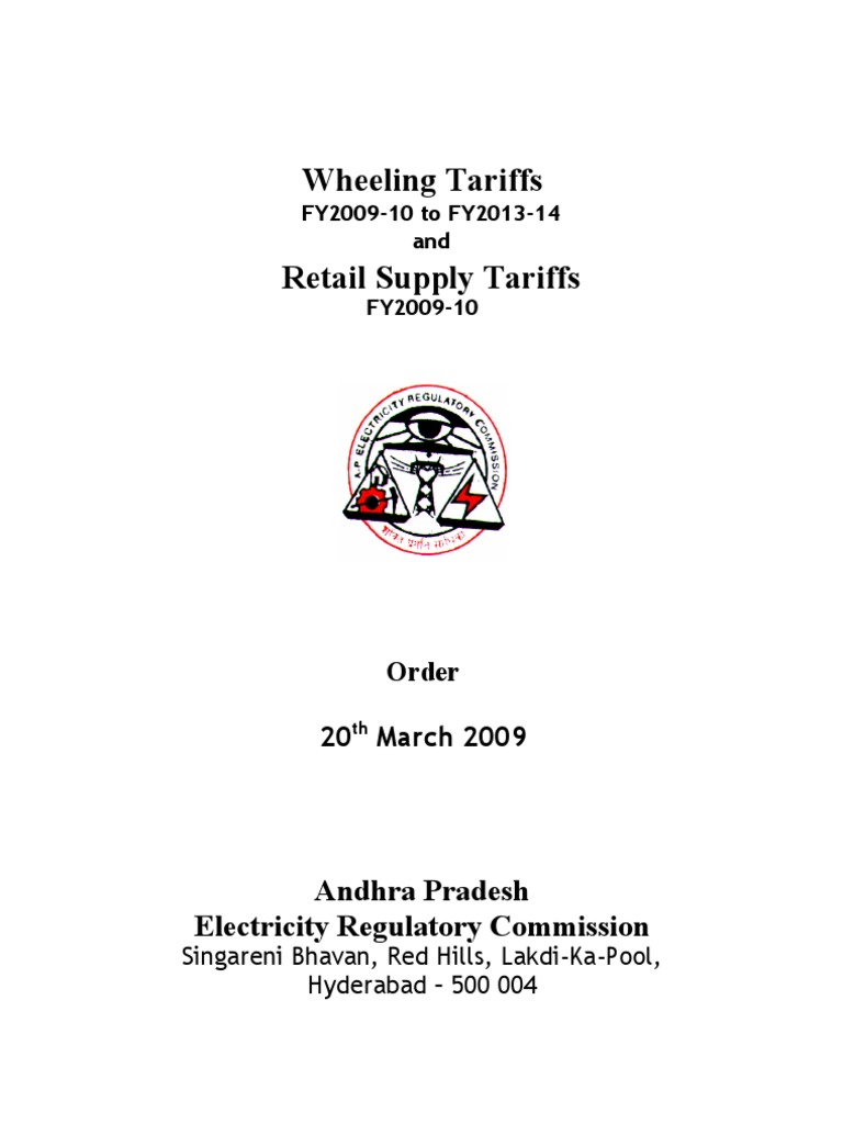 WHeeling Charges of APSPDCL, APCPDCL, APNPDCL, APEPDCL | PDF | Cost Of Capital | Expense