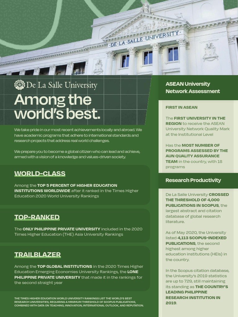 DLSU Brochure | PDF