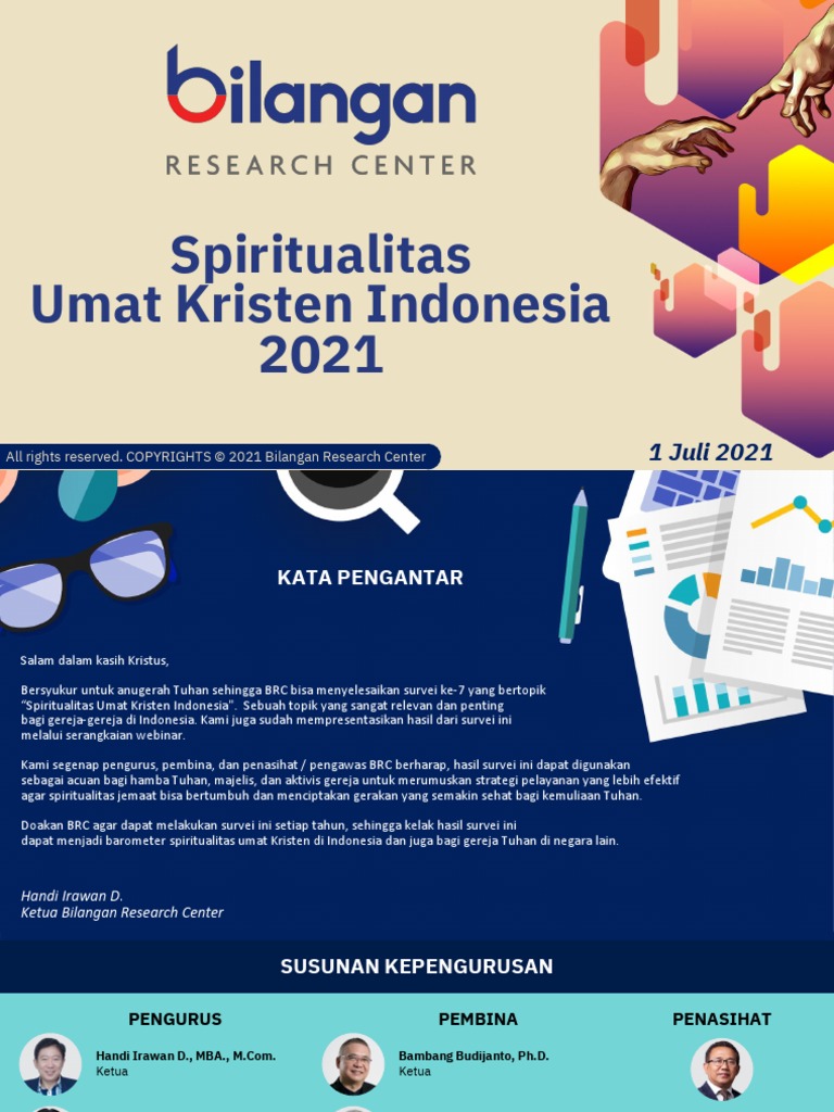 BRC - Spiritualitas Umat Kristen Indonesia - 2021 - Ver 2.0 | PDF
