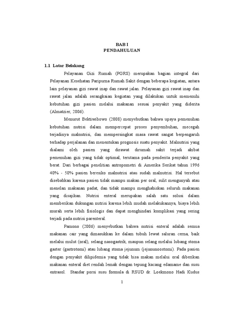 Laporan Formula Enteral - Elly Ratna Sari | PDF | Kesehatan Holistik