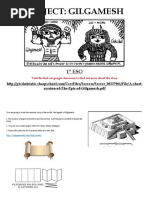 Epic of Gilgamesh Summary of Tablets (Students Copy) | PDF | Epic Of ...