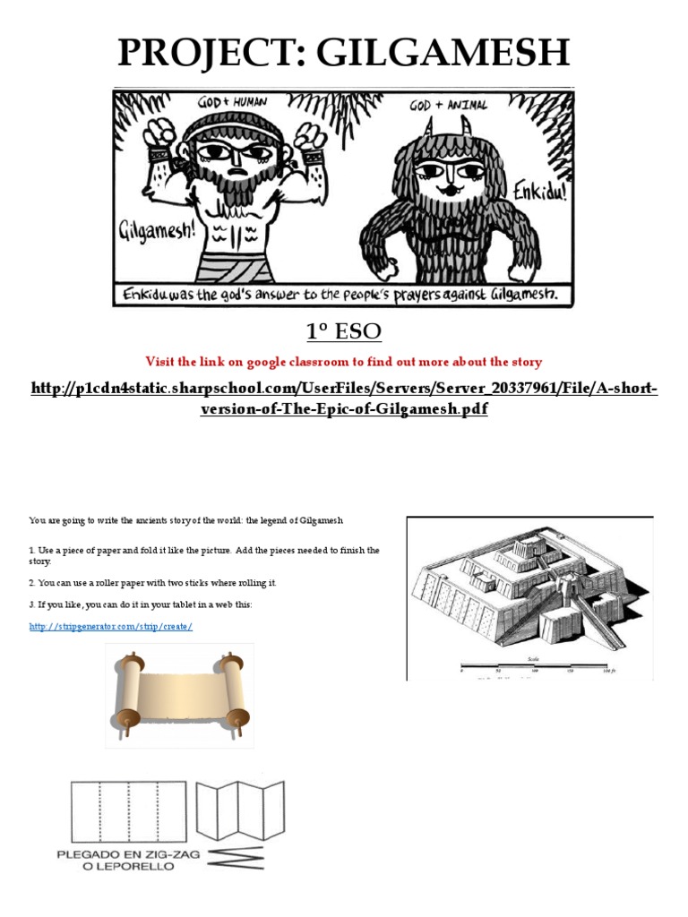 Project: Gilgamesh: version-of-The-Epic-of-Gilgamesh PDF | PDF | Epic ...