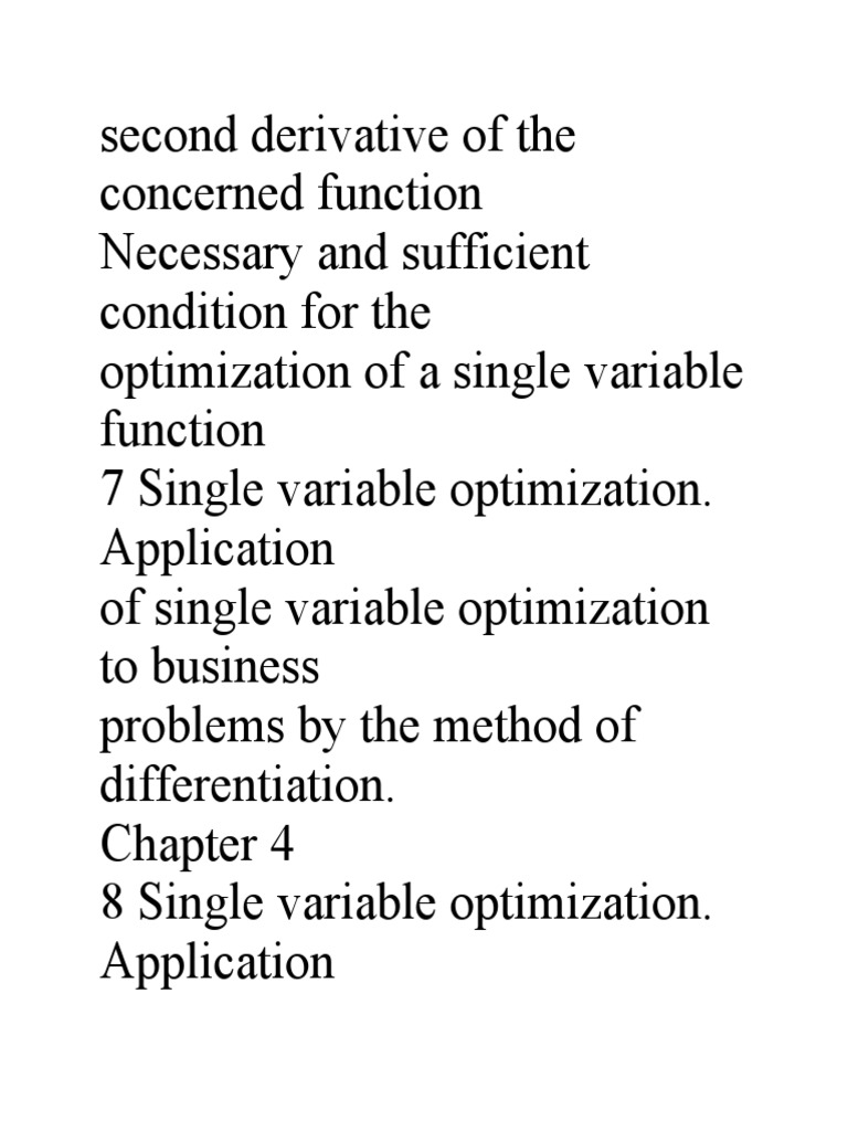 Optimization and Integration | PDF | Mathematical Optimization | Derivative