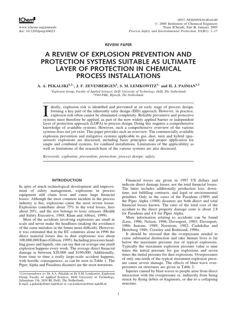 Explosion Prevention Systems Overview | PDF | Combustion | Infrared
