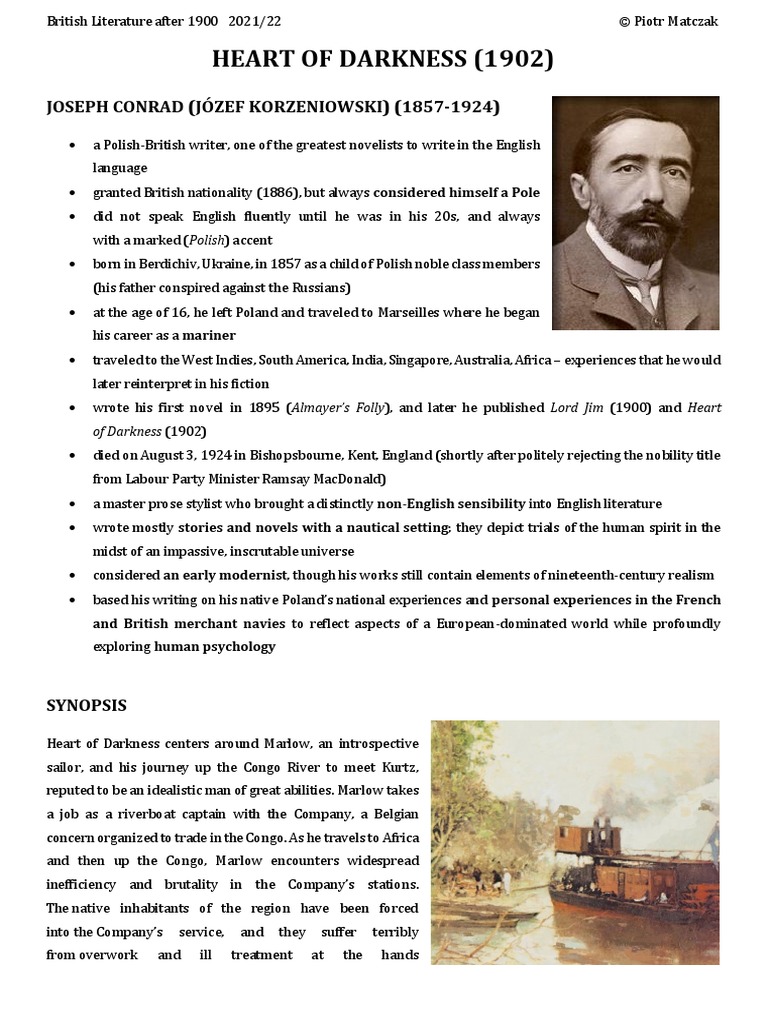 02.heart of Darkness | PDF | Heart Of Darkness | Narration