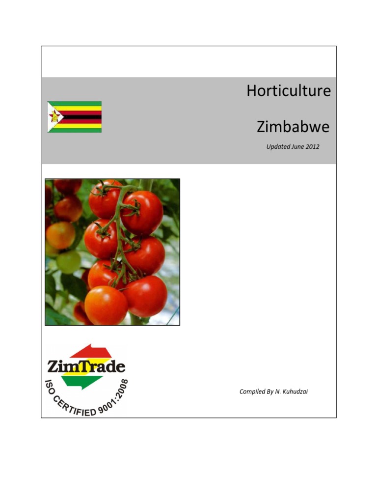 Horticulture Zimbabwe: Updated June 2012 | PDF | Agriculture ...