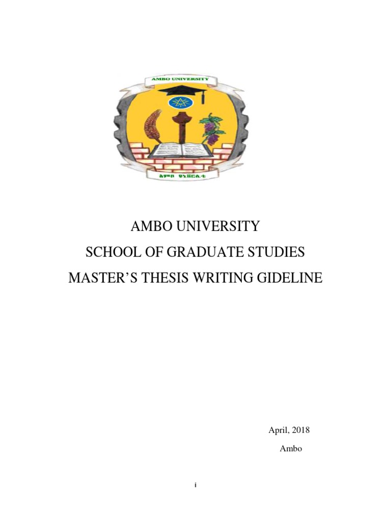 Master's Thesis Writing Format | PDF | Thesis | Citation