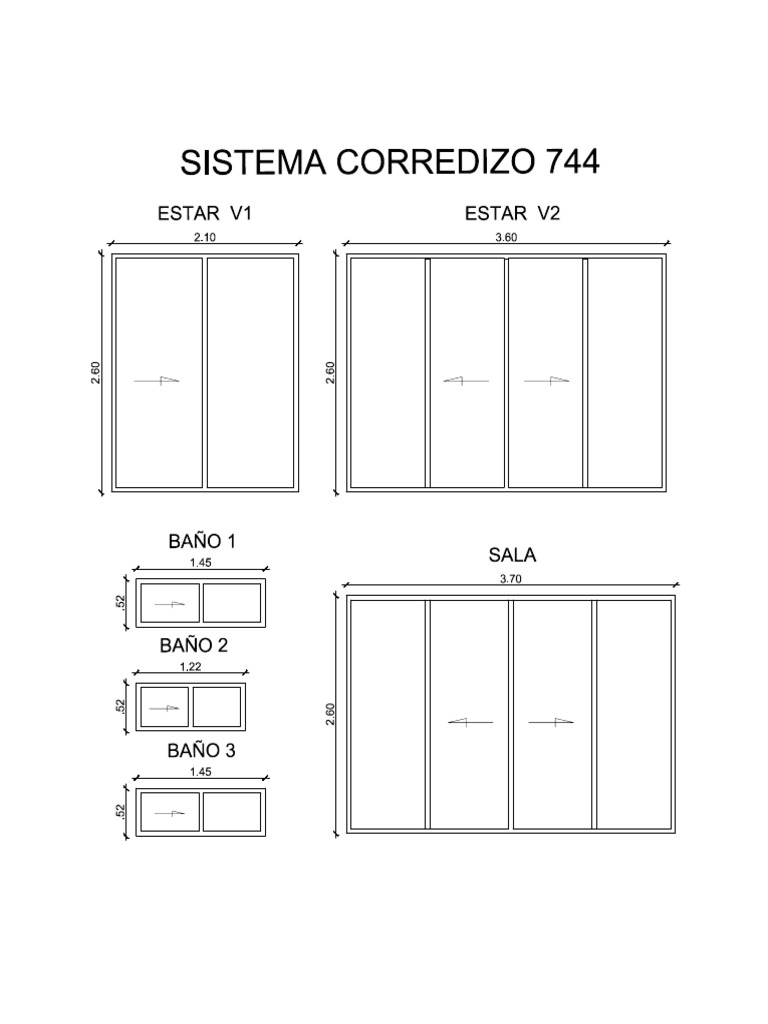 Sistema Corredizo | PDF