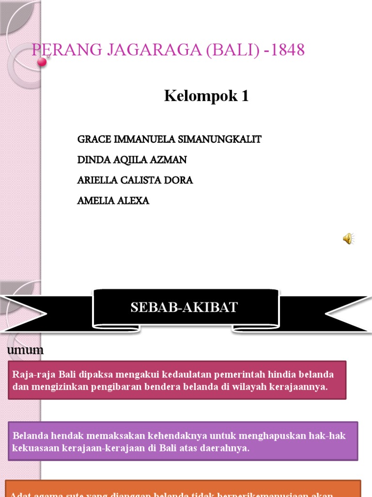 Perang Jagaraga (Bali) - 1848 | PDF