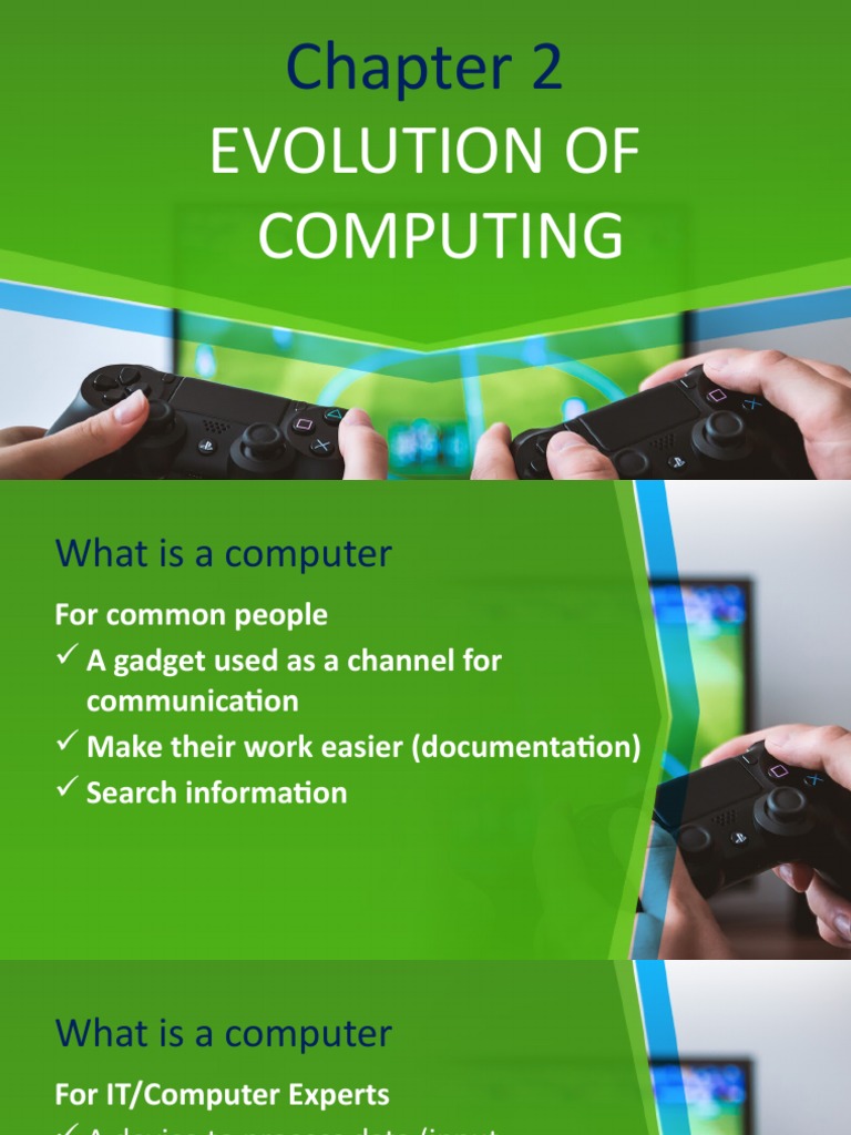 Evolution of Computing | PDF | Input/Output | Computing