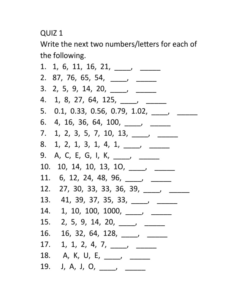 Patterns QUIZ-1 | PDF | Computers | Technology & Engineering