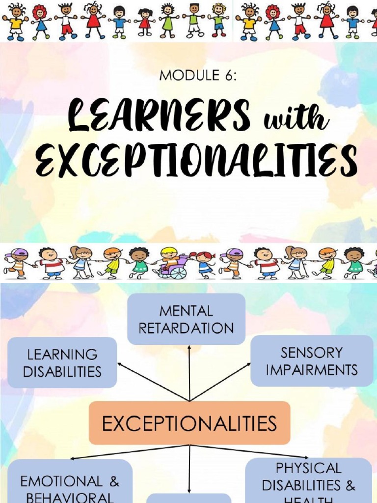 Module 6 Learners With Exceptionalities | PDF