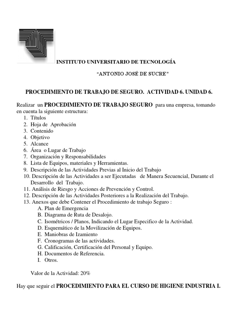 Unidad 6 Actividad 6 Pdf