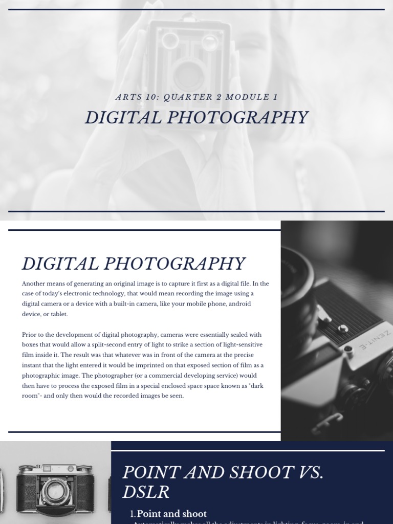 Digital Photography: Arts 10: Quarter 2 Module 1 | PDF | Camera ...