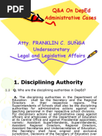 Updated DepEd Administrative Cases Rules of Procedure | PDF | Affidavit | Witness