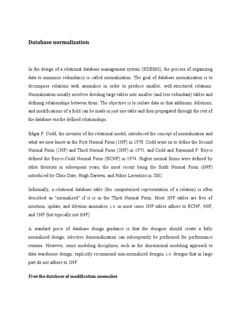 In The Design Of A Relational Database Management System Pdf Relational Database Databases