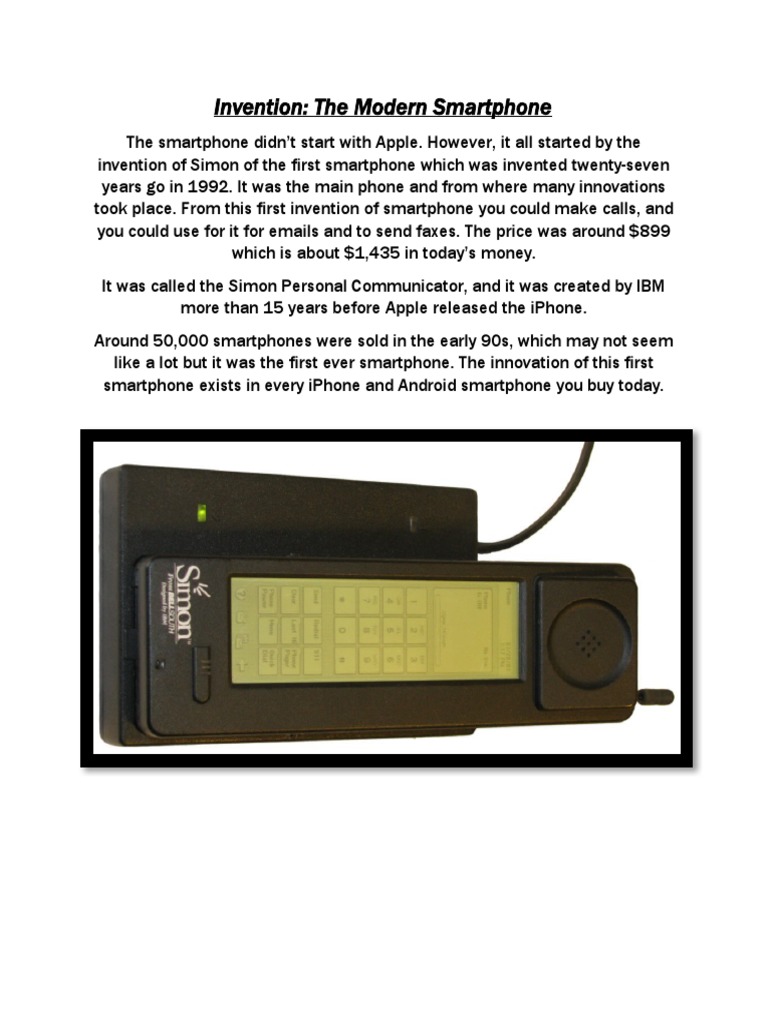 Invention and Innovation | PDF | Smartphone | Blackberry