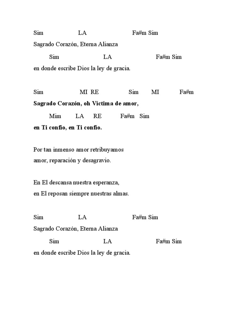 Sagrado Corazon de Eterna Alianza | PDF | Amor