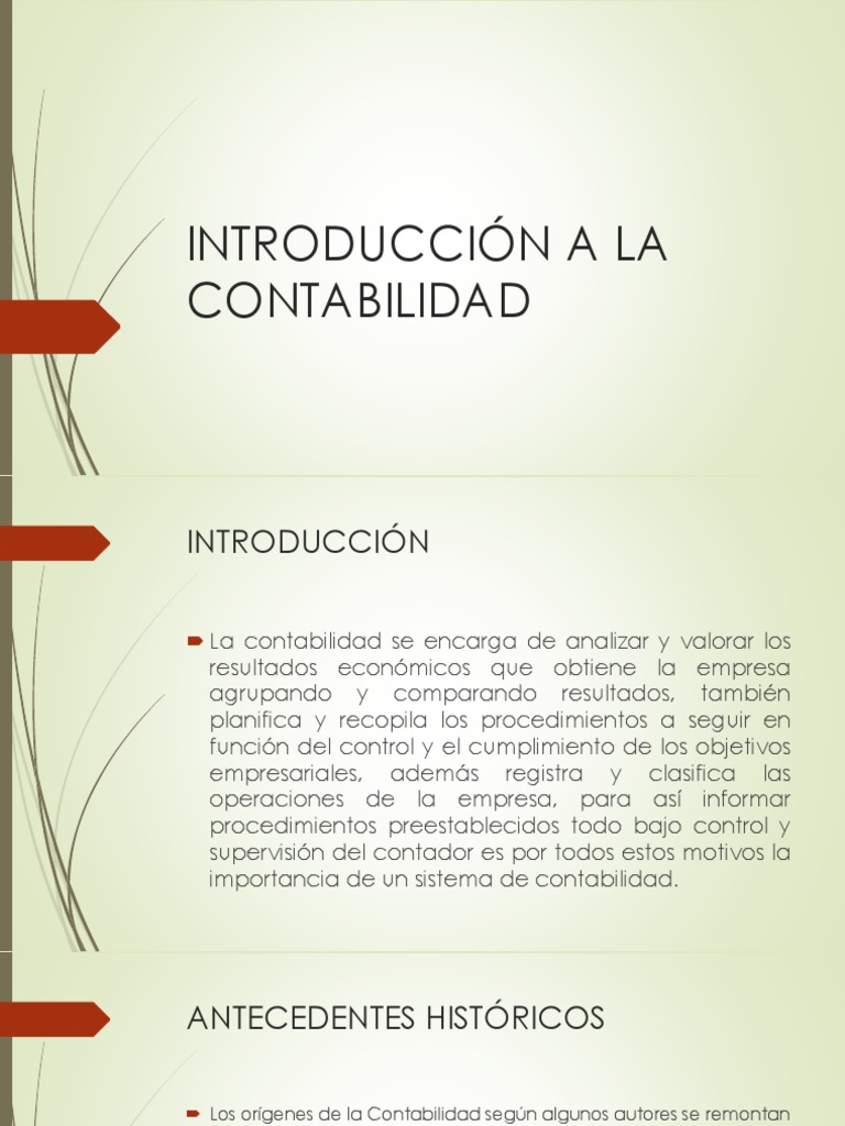 Tema 1 Introducción A La Contabilidad (Parte 1) | Descargar gratis PDF | Contabilidad | Business